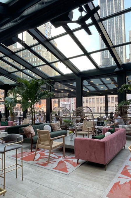 The Glass Ceiling Manhattan Ny Pergola Roof